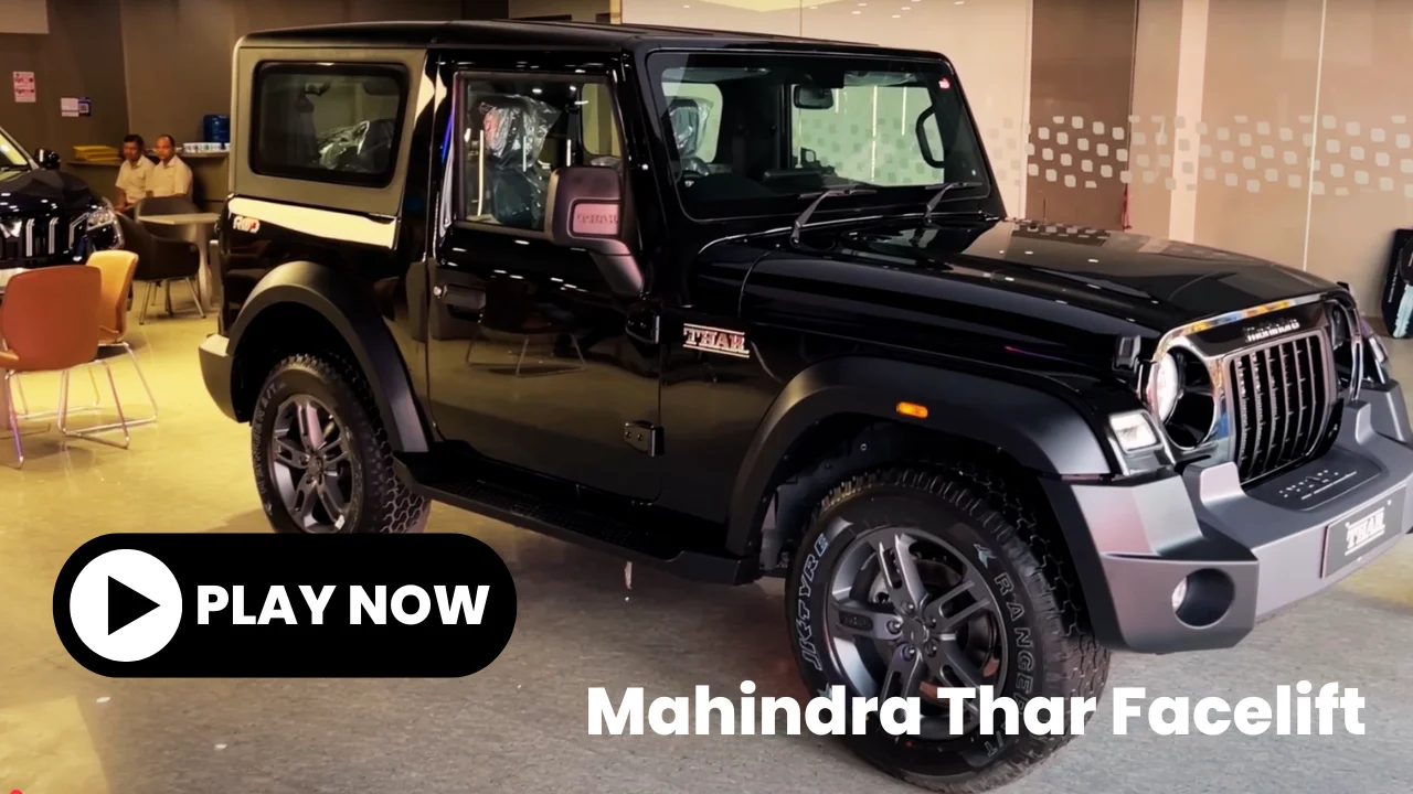 Mahindra Thar Facelift – Rugged Offroader with Latest Tech & Design ...